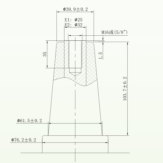 Separable screened connector(Bushing type:E) - 广东安普宏商电气有限公司