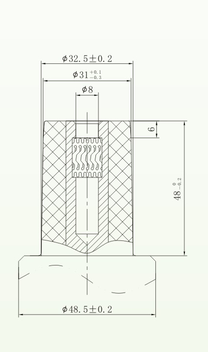 Separable screened connector(Bushing type：A) - 广东安普宏商电气有限公司